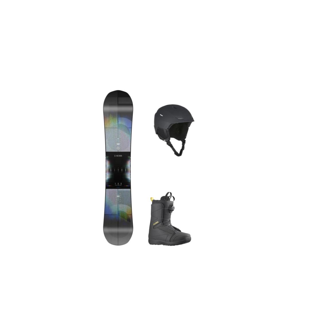 Junior snowboard pack from 0 to 12 years old (helmet included)